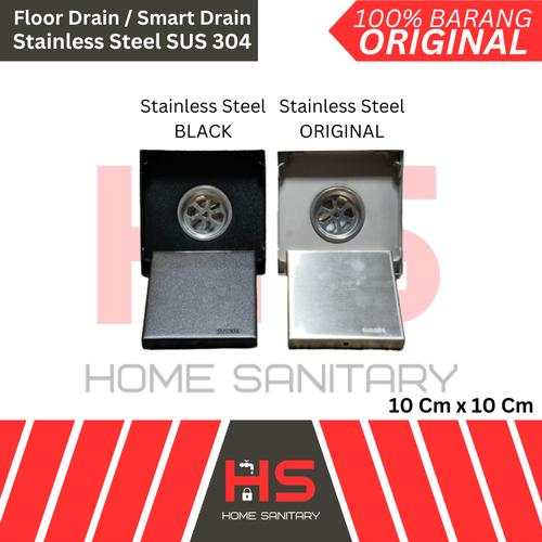 Jual FLOOR DRAIN / SMART DRAIN STAINLESS STEEL SUS 304 ORIGINAL & BLACK ...