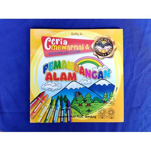 Jual Ceria Mewarnai dan Menempelkan Sticker Pemandangan Alam - Jakarta ...
