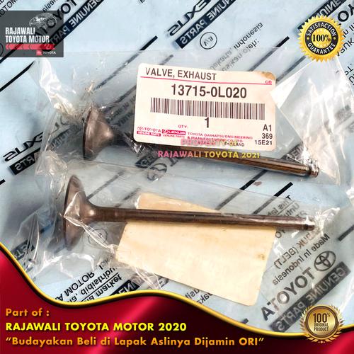 Jual Valve EX Klep Api Fortuner & Hilux 3000cc Original Toyota 13715 ...