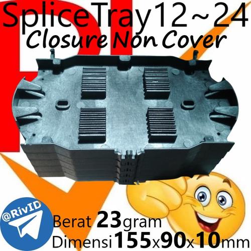 Jual Cassette Kaset FO 12 24 Core Splice Tray OTB Joint Closure 24c ...
