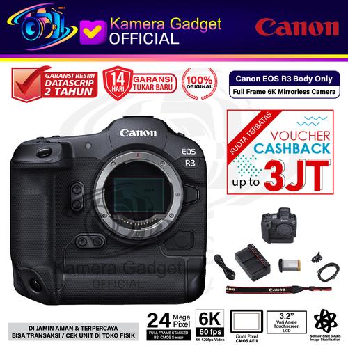 Promo Canon EOS R3 Body Only - BO Full Frame 6K Mirrorless Camera ...