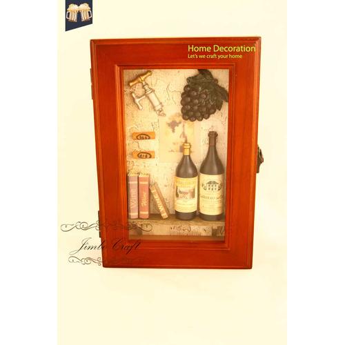 Jual Gantungan Tempat Kunci Kayu Dinding - Kotak Kunci Organizer ...