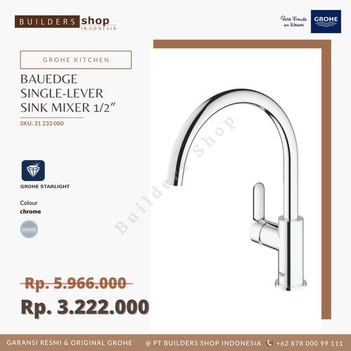 Jual GROHE 31233000 - BauEdge Single-Lever Sink Mixer 1/2" / Kran Dapur ...