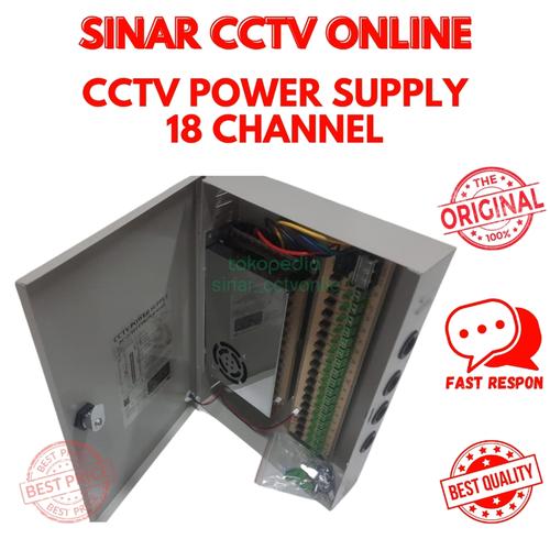 Jual POWER SUPPLY 12V 30A BOX CCTV PSU 30 AMPER 12 VOLT BOX MODEL SLIM ...
