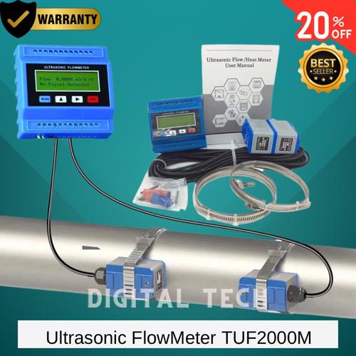 Jual Ultrasonic Flow Meter 50-700mm TM-1 TUF2000M Flowmeter TUF-2000M ...