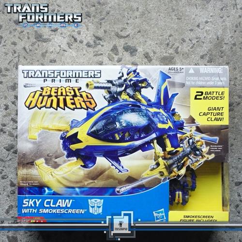 Jual Transformers Prime Beast Hunter Sky Claw with Smokescreen ...