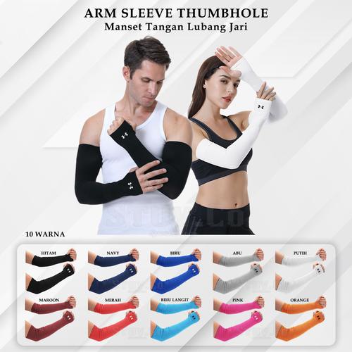 Jual Manset Tangan Olahraga Arm Sleeve Hand sock Pelindung Lengan Sinar ...