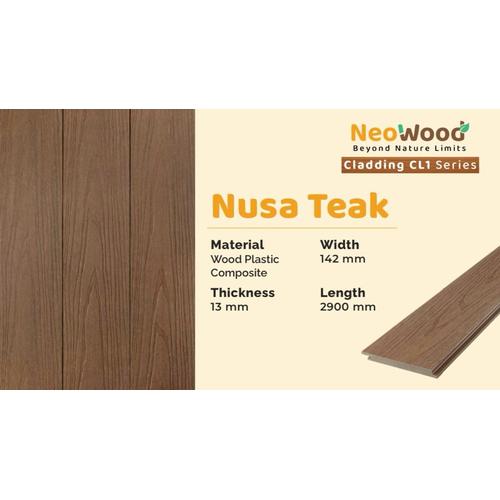 Jual NEOWOOD Cladding Dinding Outdoor WPC Kisi Kisi CL1 - Nusa Teak ...
