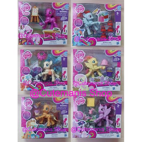 Jual Figure Little Pony Original Hasbro Apple Jack Fluttershy ...