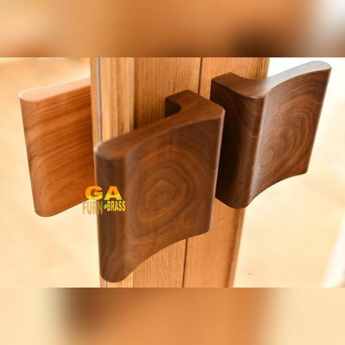 Jual Handle Pintu Kayu Jati / Gagang Pintu Kayu Model Contemporer ...