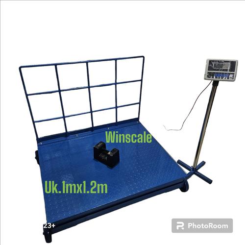 Jual floor scale CAS HDI 1m x 1,2m 500kg-2ton + roda/timbangan lantai ...