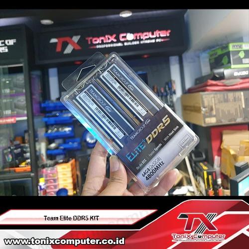 Promo Team Elite Plus DDR5 16GB (2 x 8GB) 5600 Mhz | Memory PC DDR5 - Hitam Cicil 0% 3x ...