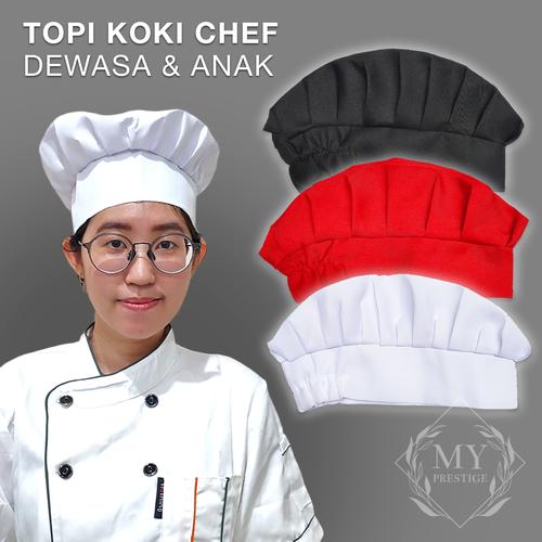 Jual Topi Jamur Koki Chef Dewasa dan Anak Masak Dapur Kitchen Pria ...