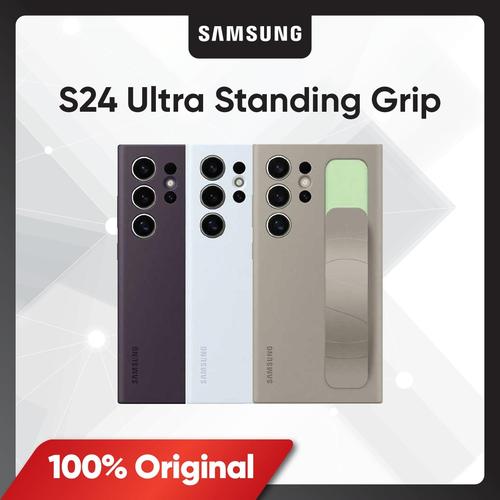 Jual Samsung Original Case S24 Ultra 5G - Standing Grip - Light Blue ...