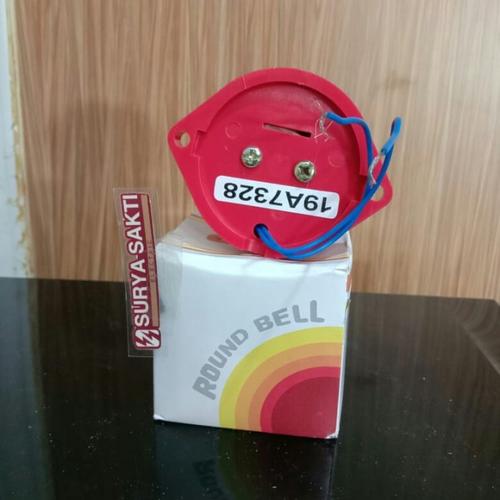 Jual paket Round Bell 220v 55mm Alarm Bel Sekolah Listrik+saklar on/off ...