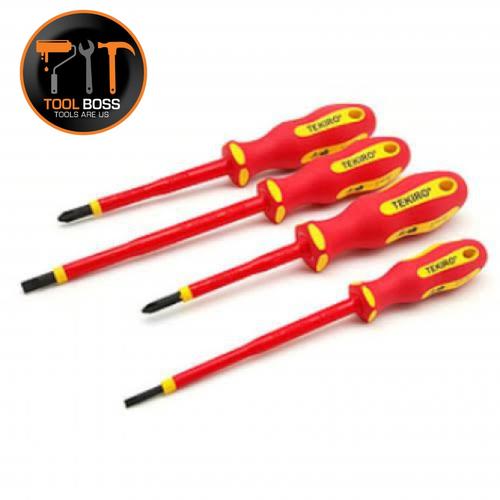 Jual TEKIRO 4 PCS INSULASION SCREWDRIVER SET - OBENG LISTRIK MIN DAN ...