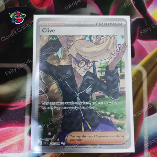 Jual Clive SR Full Art Pokemon TCG English Paldean Fates - Jakarta ...