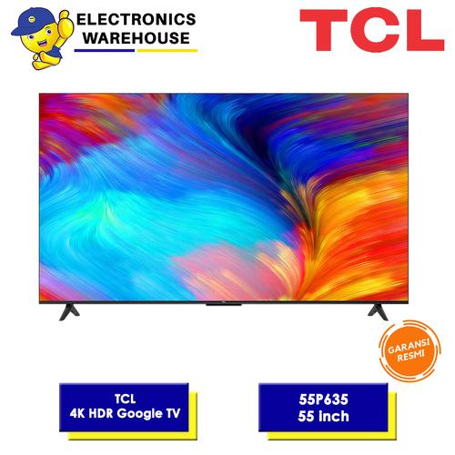 Promo TCL 55P635 P635 EDGELESS 55 inch UHD 4K SMART LED Google TV HDMI ...