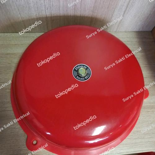 Jual paket Round Bell 220v 250mm Alarm Bel Sekolah Listrik+saklar 0n ...