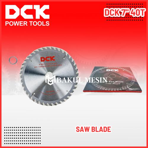 Jual DCK saw blade mata gergaji kayu circular saw 7inch 40T - Kota Bekasi - BAKUL MESIN | Tokopedia