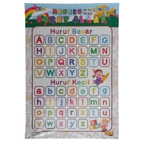 Jual Poster Huruf Abjad / Poster Edukasi Belajar Anak mengenal Huruf ...