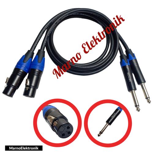 Jual KABEL INPUT XLR FEMALE TO AKAI 1M 2M 3M 5M ASLI ORIGINAL ORI - 1M ...