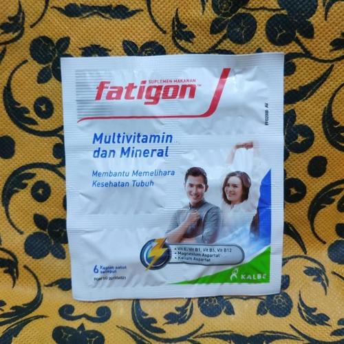 Jual ORIGINAL fatigon putih multivitamin strip isi 6 kaplet ASLI ...