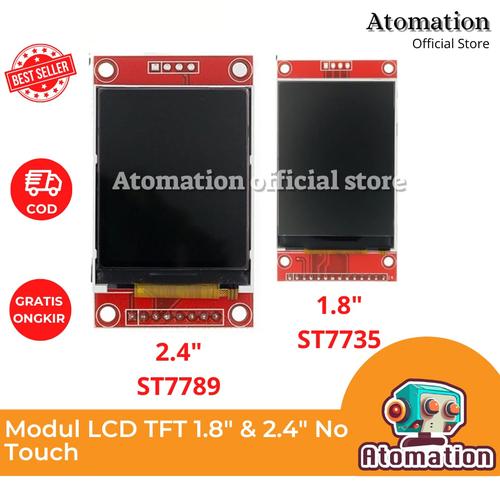 Jual Modul Display LCD TFT 1.8 dan 2.4 Inch SPI No Touch Screen - 2.4 ...