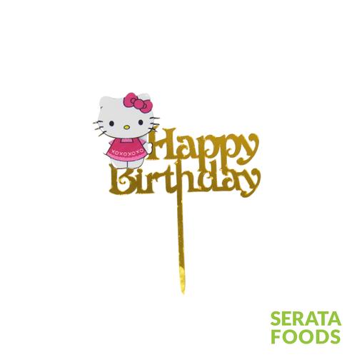 Jual Topper HBD - Happy Birthday Hello Kitty Series - Kota Surabaya ...