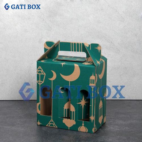 Jual Dus Botol 250ml Isi 6 Box Parsel Lebaran Kemasan Minuman Jinjing ...