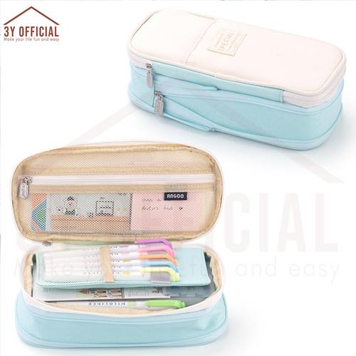 Promo 3Y Angoo Collapsible Pencil Case kotak pensil aesthetic - Tosca ...