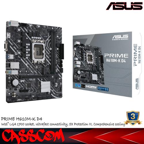 Jual ASUS PRIME H610M-K D4 Intel H610 LGA 1700 Micro ATX Motherboard - Jakarta Selatan - CassCom ...