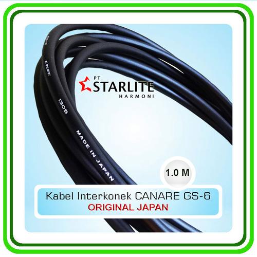 Jual Kabel Interkonek Canare GS-6 Harga per meter - Hitam 1.0 Meter ...
