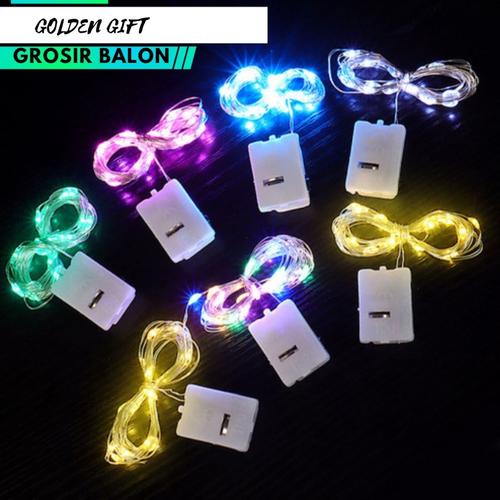 Promo Lampu Kawat Tumblr LED Mini / Lampu Led Kawat Bobo 1 & 2 METER ...
