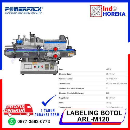 Jual Mesin Label Kemasan Botol Otomatis ARL-M120 Powerpack - Kab ...