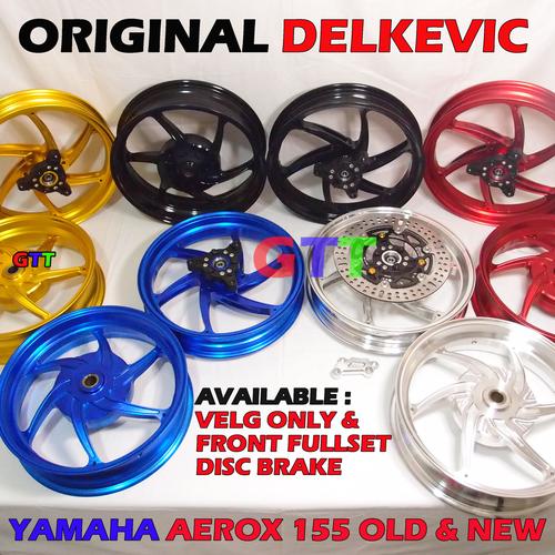 Jual VELG DELKEVIC DAN VND AEROX 155 SIX STAR ALUMINIUM CASTING WHEEL ...