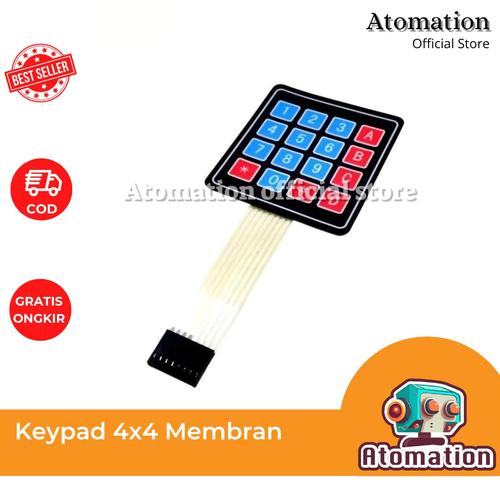 Jual Keypad Membran 4x4 Matrix Keyboard Button Arduino ESP32 - Kab ... Jual Keypad Membran 4x4 Matrix Keyboard Button Arduino ESP32 - Kab ...