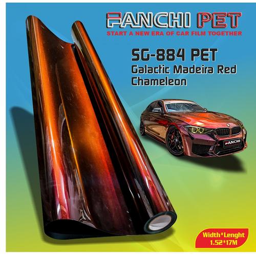 Jual Sticker PET Moonlight Red / Madeira 152cm (per 50cm) - Kota ...