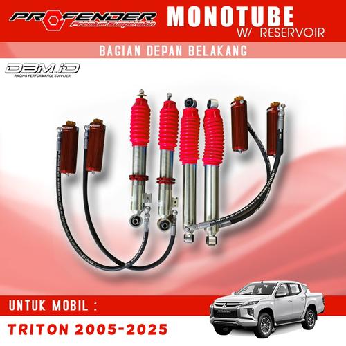 Promo Shock PROFENDER Coilover Monotube Reservoir Adjustable Triton 05 ...