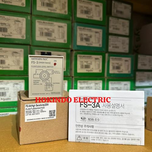 Jual HANYOUNG FS-3A FLOATLESS SWITCH WATER LEVEL CONTROL (WLC) 220V AC ...