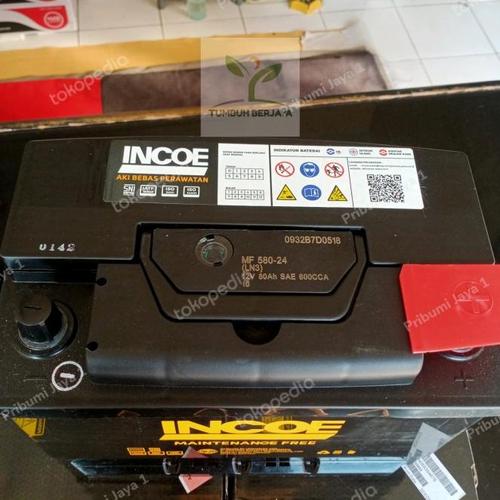 Jual IR Aki MF Kering INCOE 580-24 LN3 Innova Reborn Fortuner BMW Mercy ...