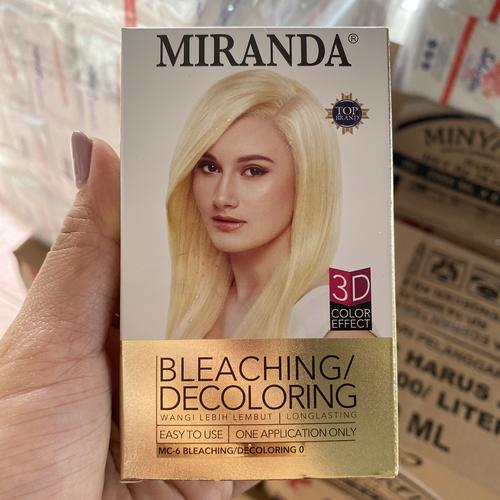 Jual MIRANDA HAIR COLOUR/MIRANDA BLEACHING DECOLORING COLOR - Kota ...