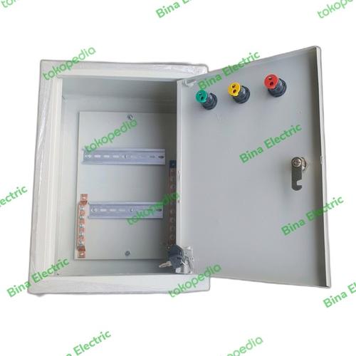 Jual Box Panel Listrik 25x35x12 Indoor + Pilot Lamp + Rel MCB + Busbar ...