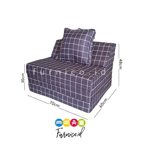 Promo Kasur Busa Lipat Travel Bed Sandaran Sofa Anak - Lebar 70 cm ...