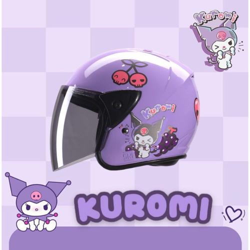 Promo Helm Anak Junior Neo Kop Cowo Cewe Karakter Jepang Lucu SNI Kaca ...