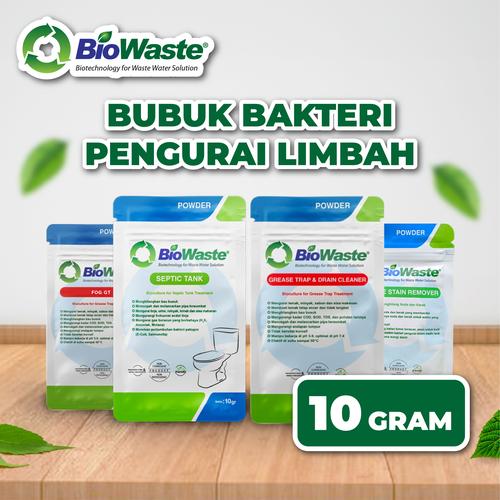 Jual Biowaste Bubuk Bakteri Pengurai Limbah 10 GRAM - Grease Trap ...
