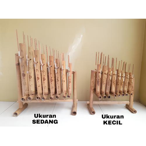 Jual Angklung 1 SET Oktaf MINI UNTUK Anak TK/ SD musik tradisional seni ...
