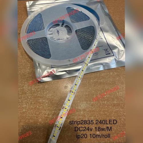 Jual LAMPU LED STRIP 24V 24 V 10M 2835 10M DC24V PUTIH 4K KUNING ...