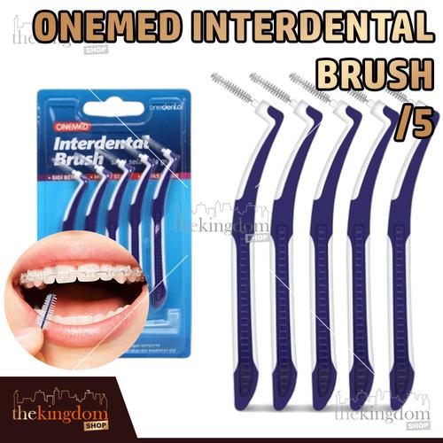 Jual Onemed Interdental Brush /5 Sikat Sela Gigi Tooth Behel Onedental ...
