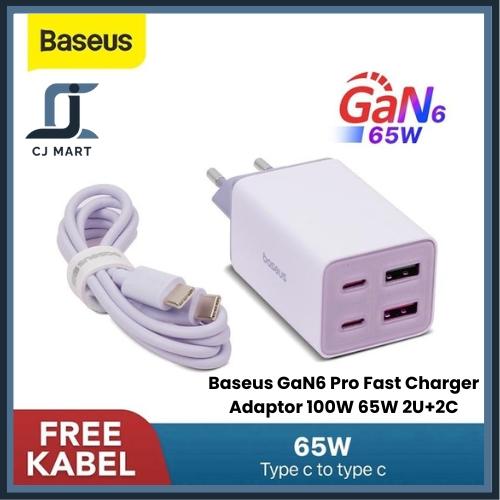 Promo Baseus GaN6 Pro Fast Charger Adaptor 100W 65W 2U+2C Kepala Gan 6 ... Promo Baseus GaN6 Pro Fast Charger Adaptor 100W 65W 2U+2C Kepala Gan 6 ...